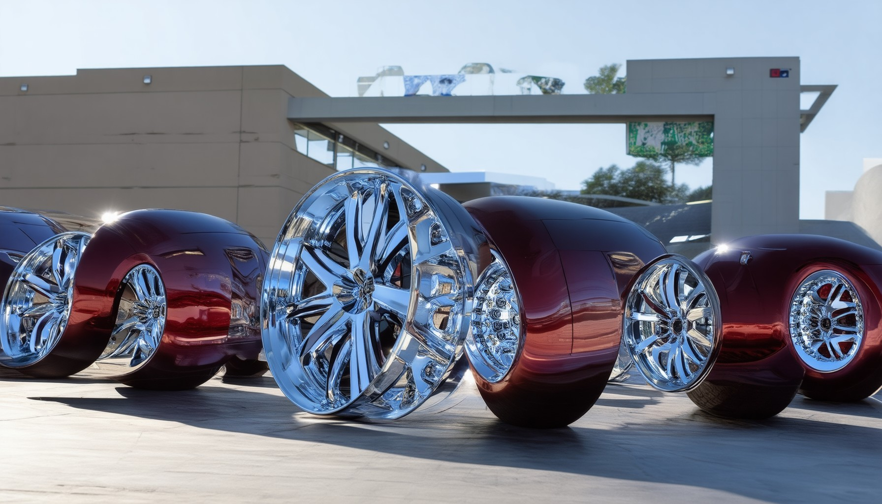 Elevate Your Vehicle's Style with Custom Wheels Featuring Chrome Finish ...
